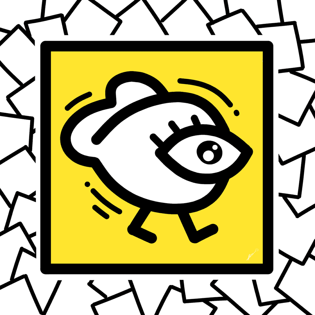 In Yellow - doodle art from 'A doodle a day'